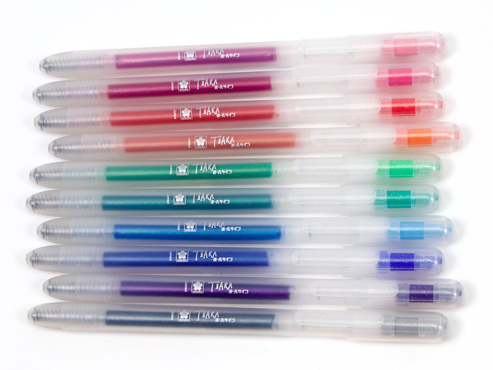 Sakura Ballsign Tiara Knock 10 Color Set - Tokyo Pen Shop