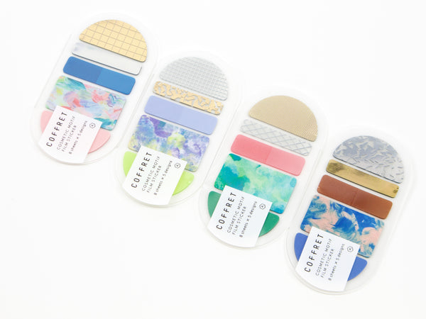 Hitotoki Coffret Cosmetic Motif Film Sticker Mixed Shapes - Tokyo Pen Shop