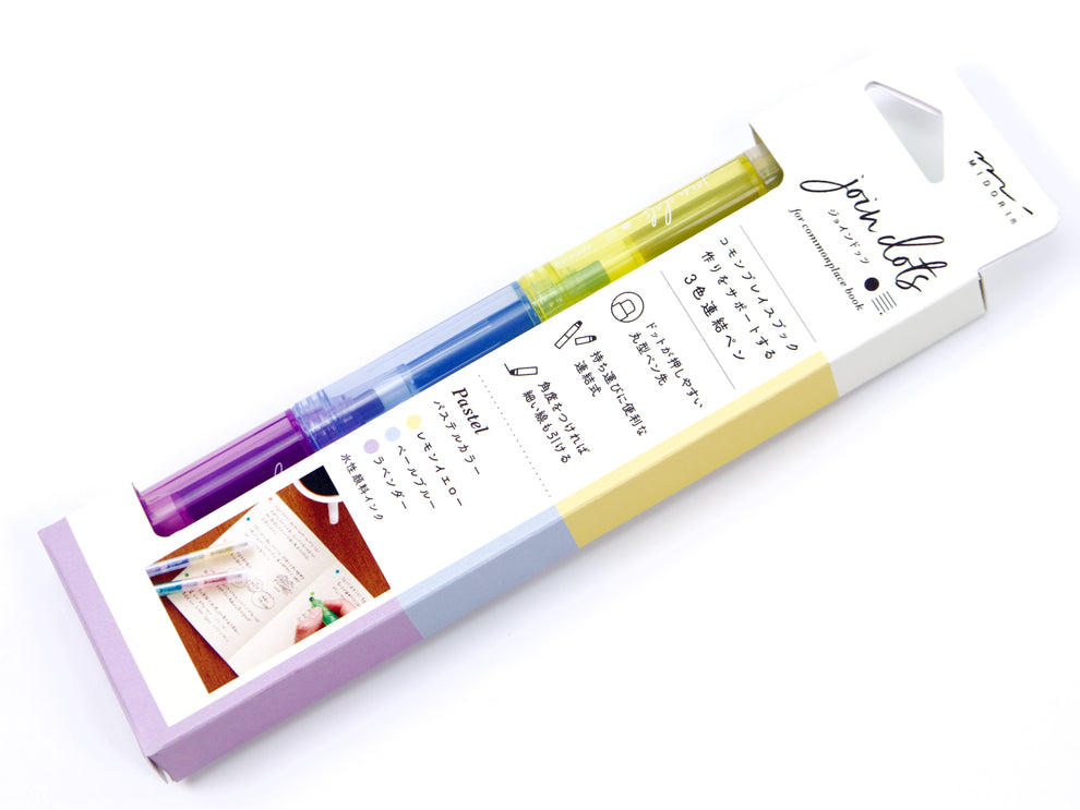 Midori Join Dot 3 Color Marker - Tokyo Pen Shop