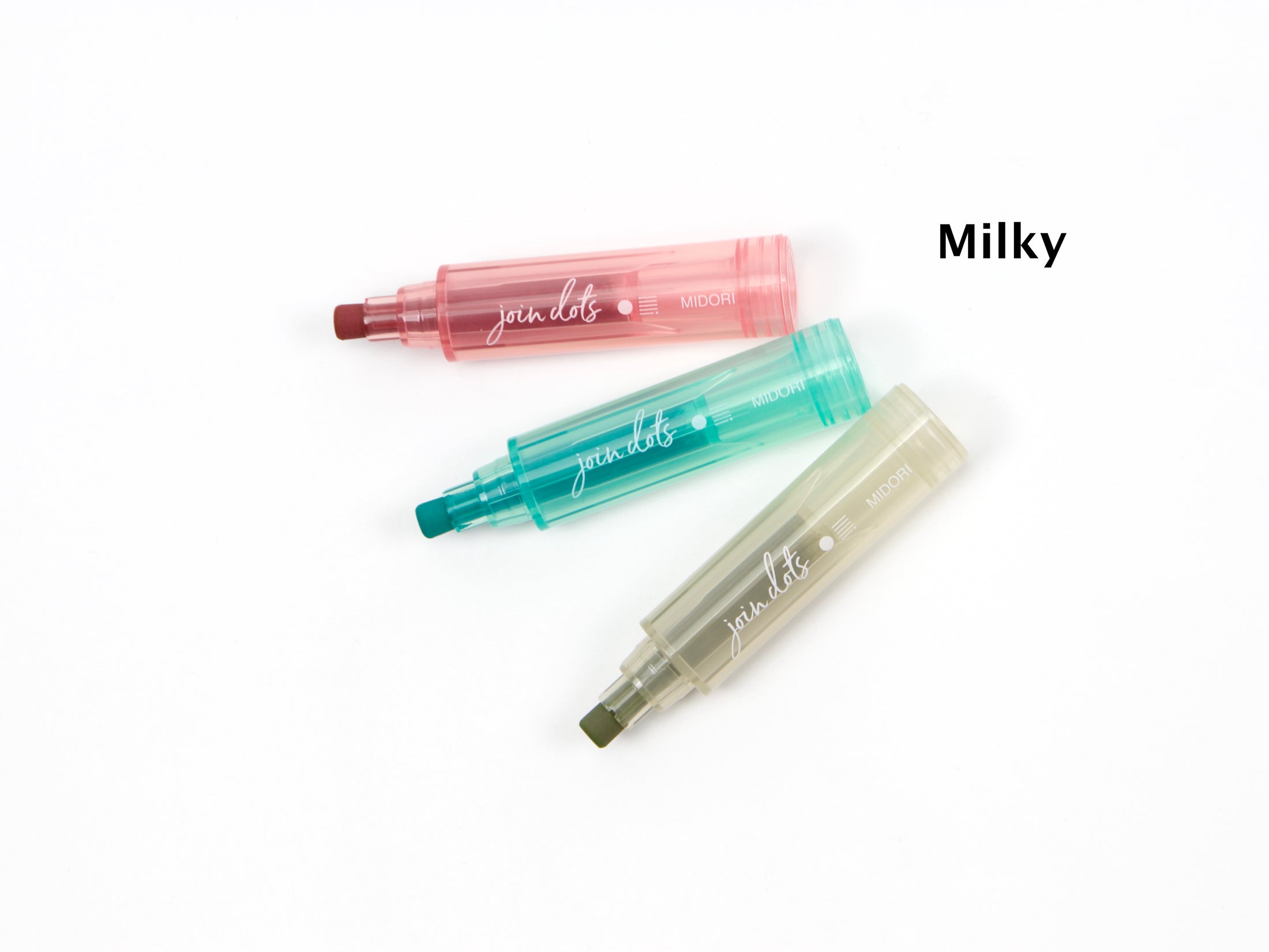 Midori Join Dot 3 Color Marker Triple Set - Tokyo Pen Shop