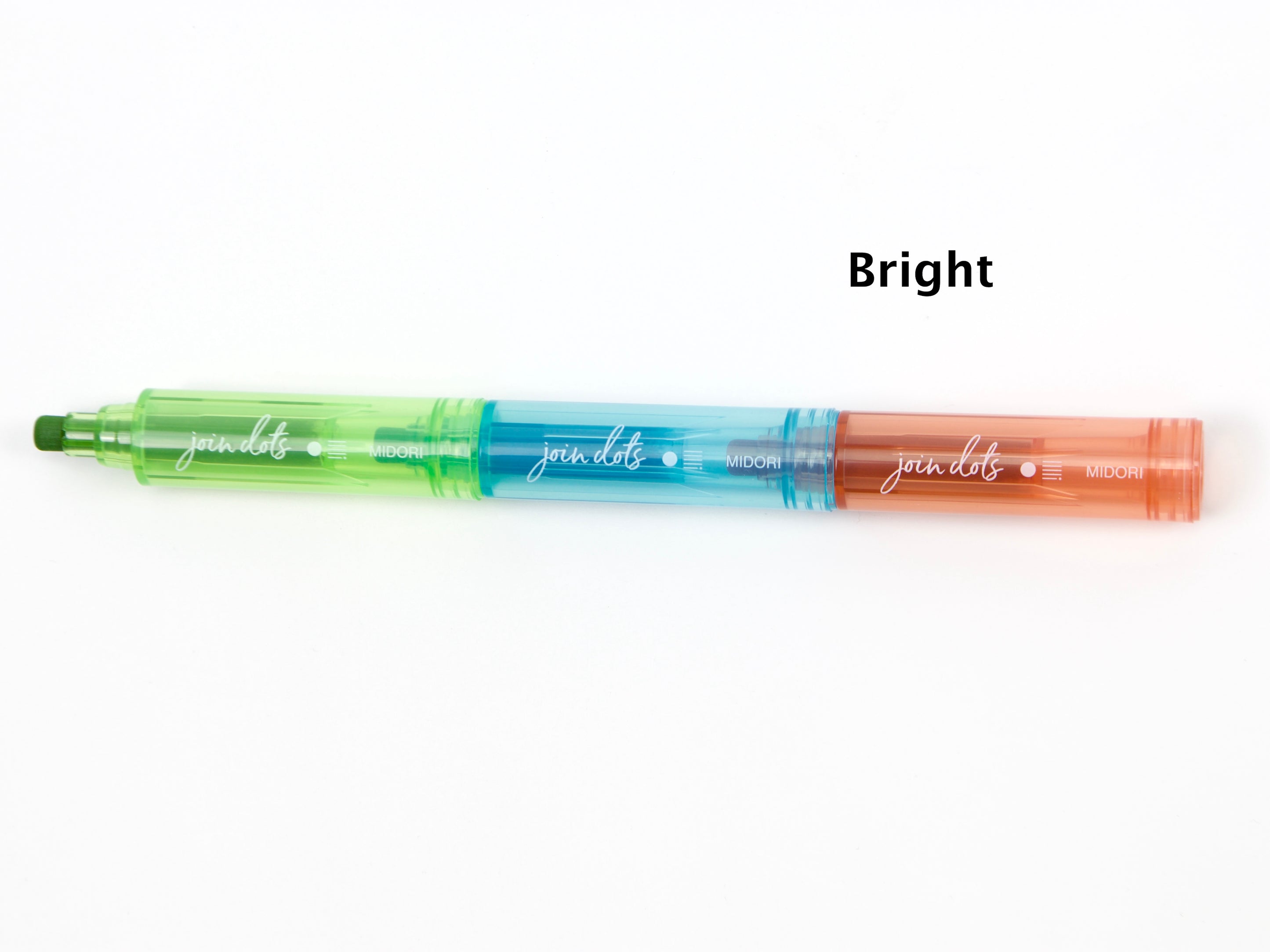 Midori Join Dot 3 Color Marker Triple Set - Tokyo Pen Shop