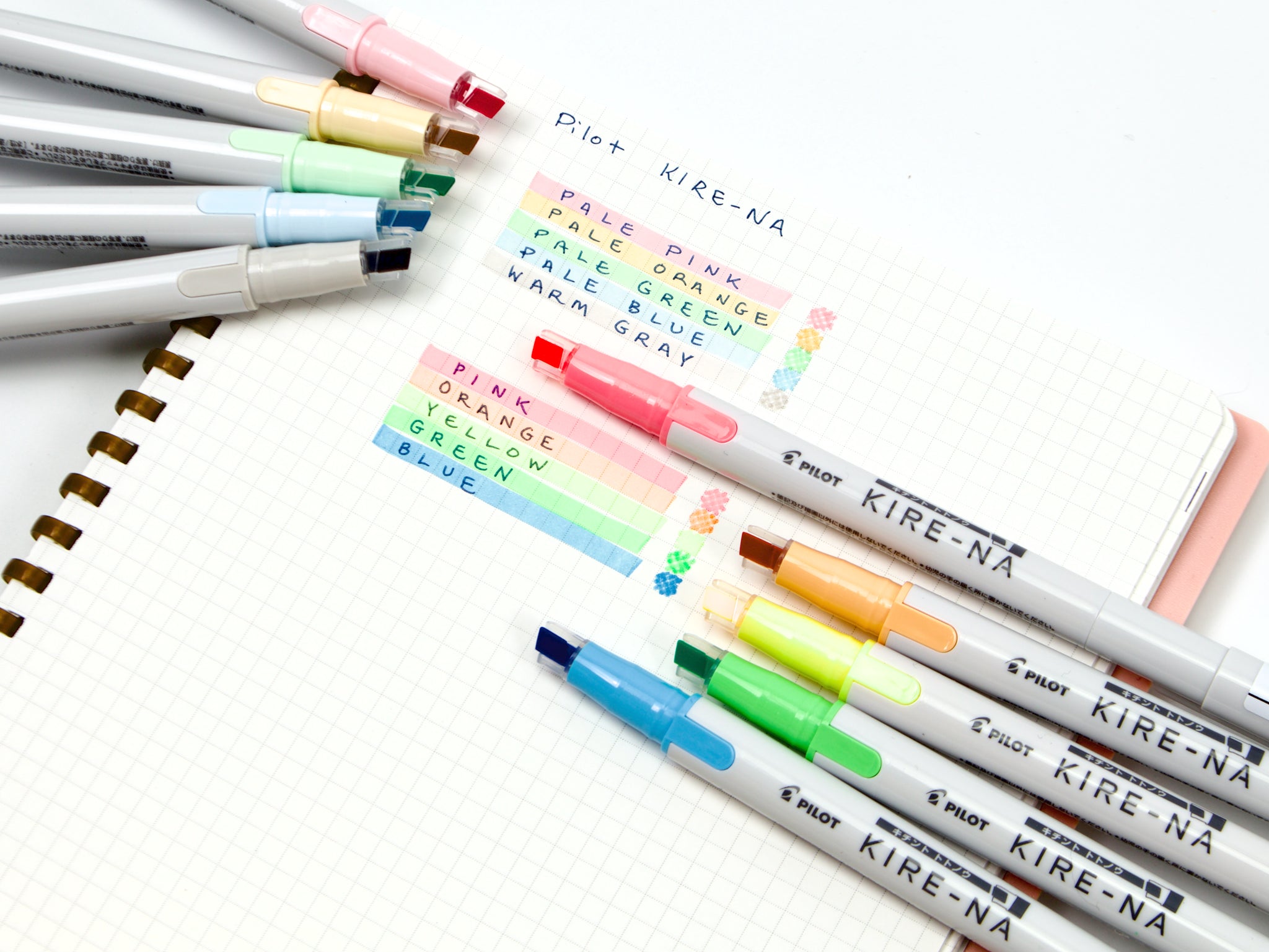 Pilot Kire-Na Highlighter 5 Color Set - Tokyo Pen Shop