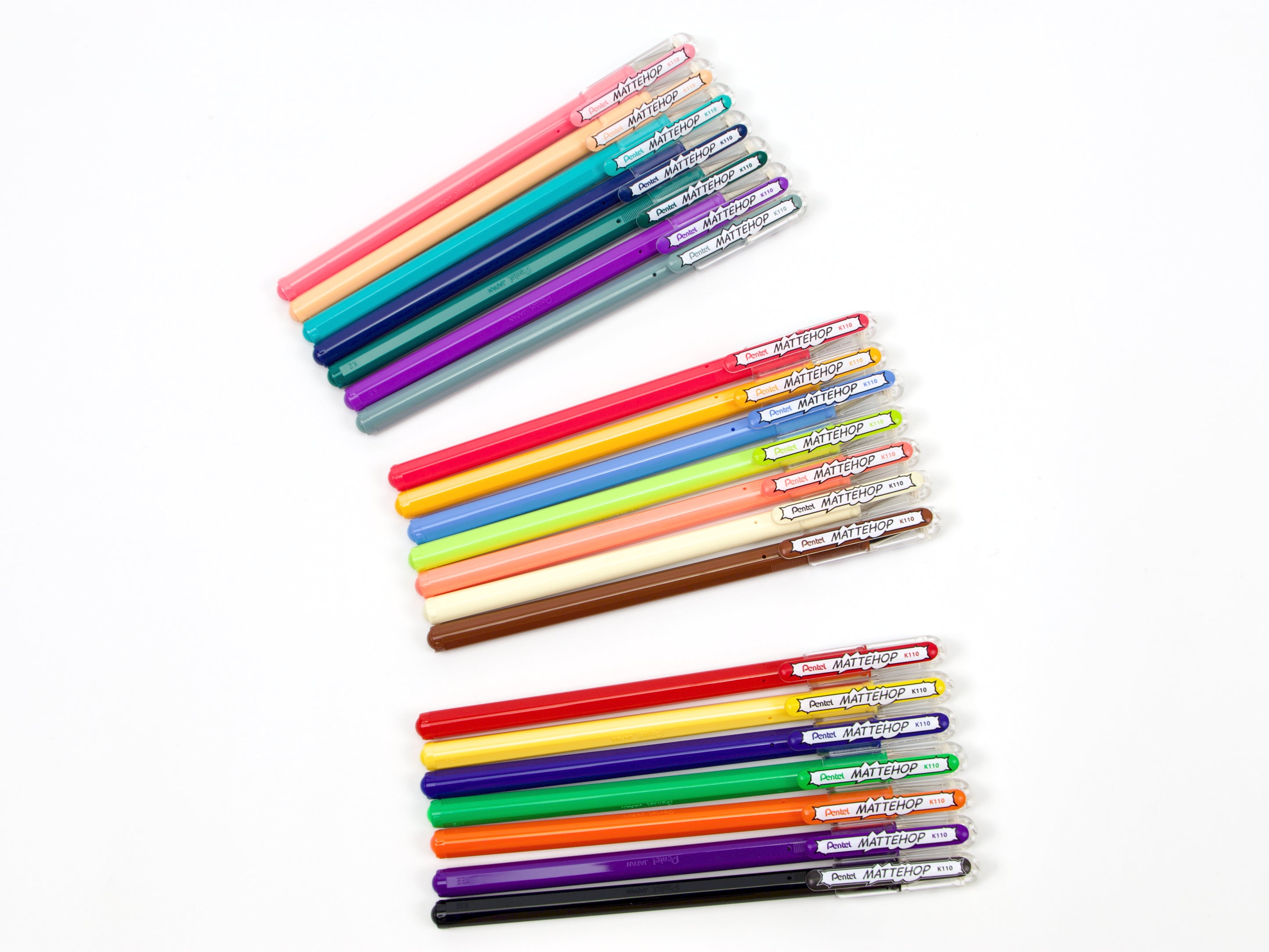 Pentel Mattehop 21 Color Set - Tokyo Pen Shop