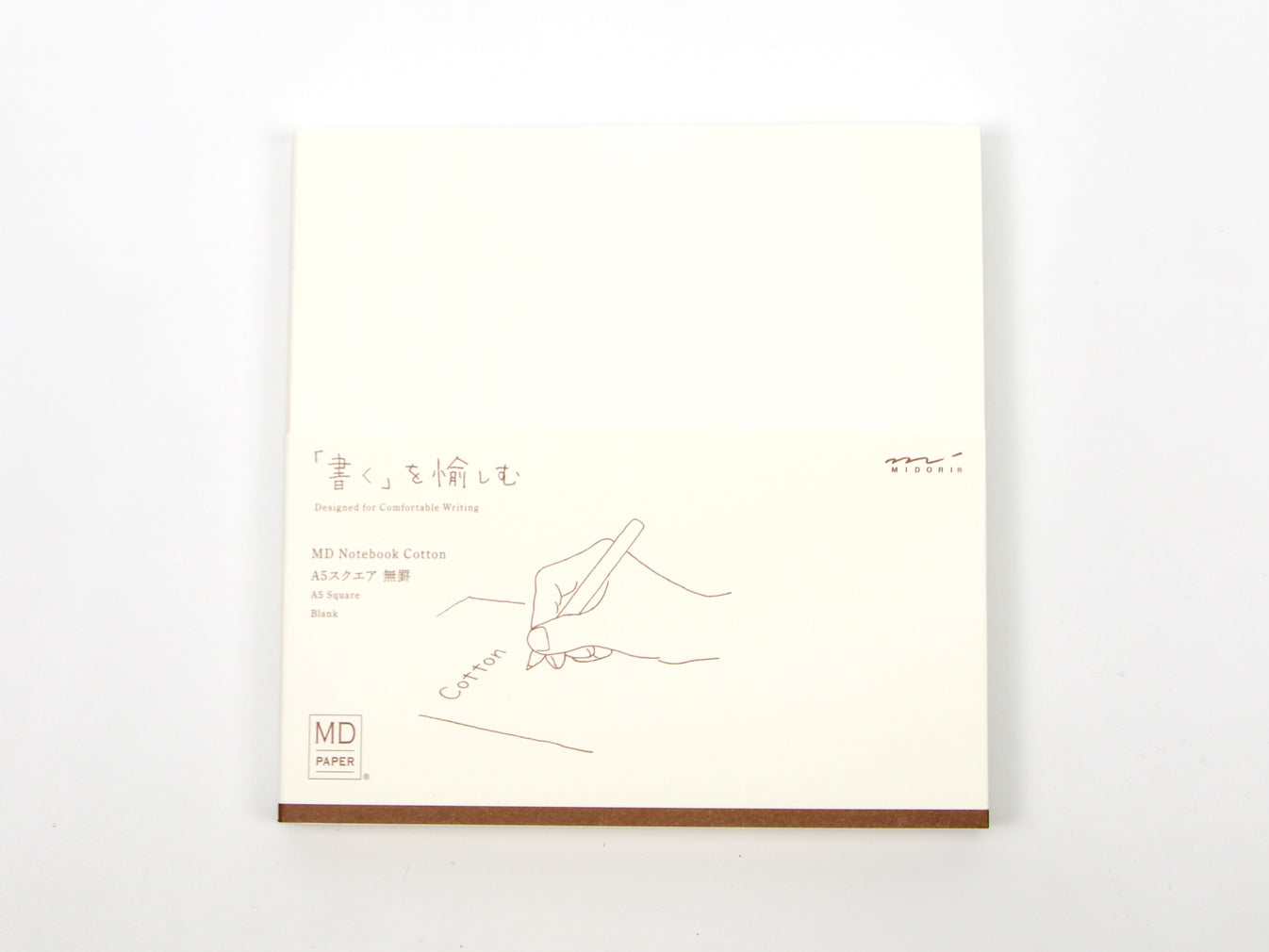 Midori MD Paper A5 Square Cotton Notebook - Tokyo Pen Shop
