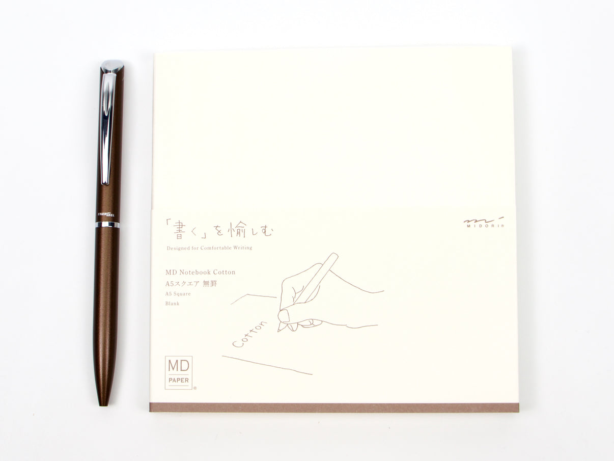 Midori MD Paper A5 Square Cotton Notebook - Tokyo Pen Shop