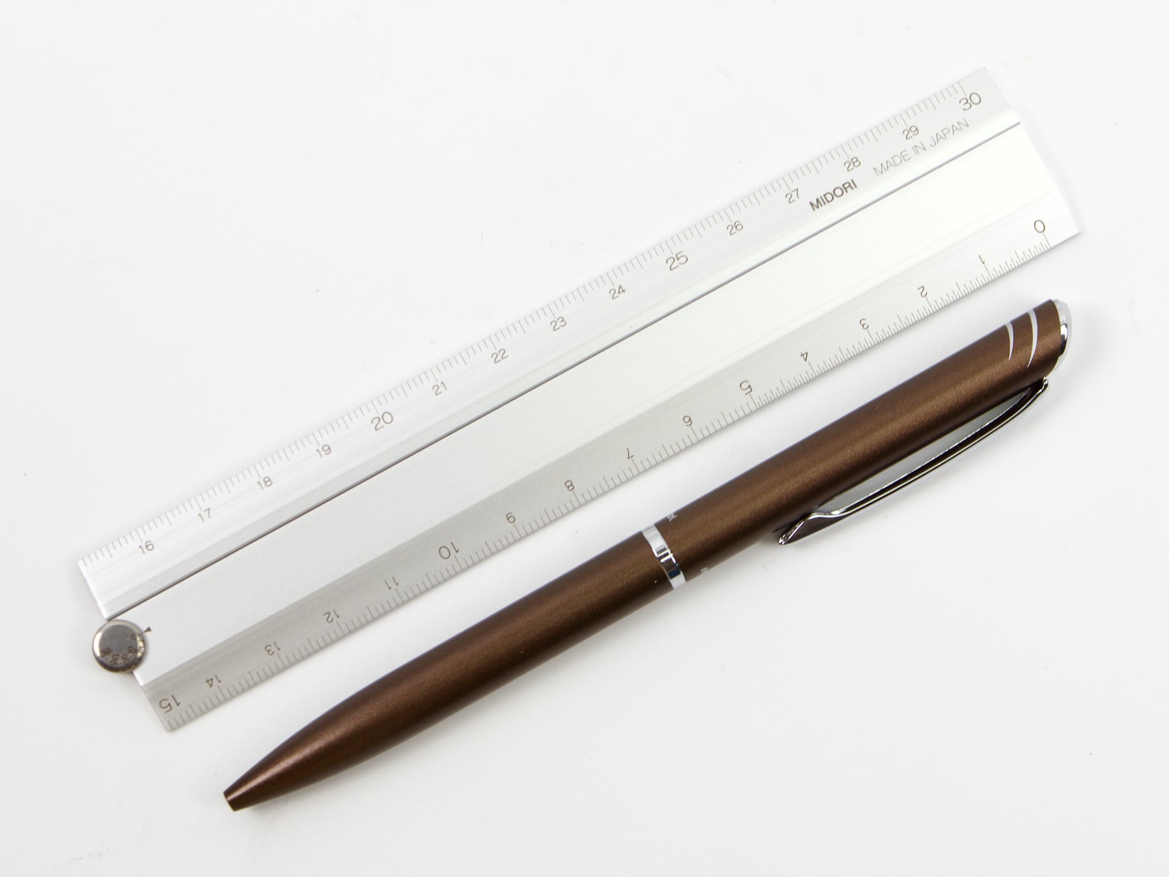 Midori Aluminum Multi Ruler 30cm - Tokyo Pen Shop
