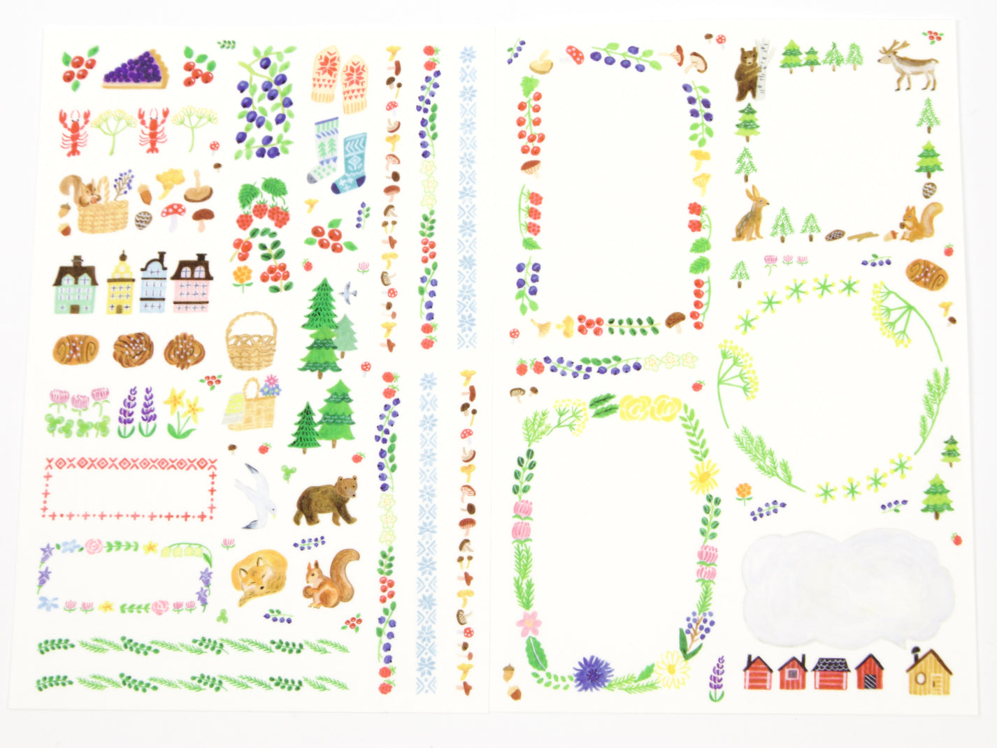 Midori Yuru Log Writeable Stickers - Tokyo Pen Shop