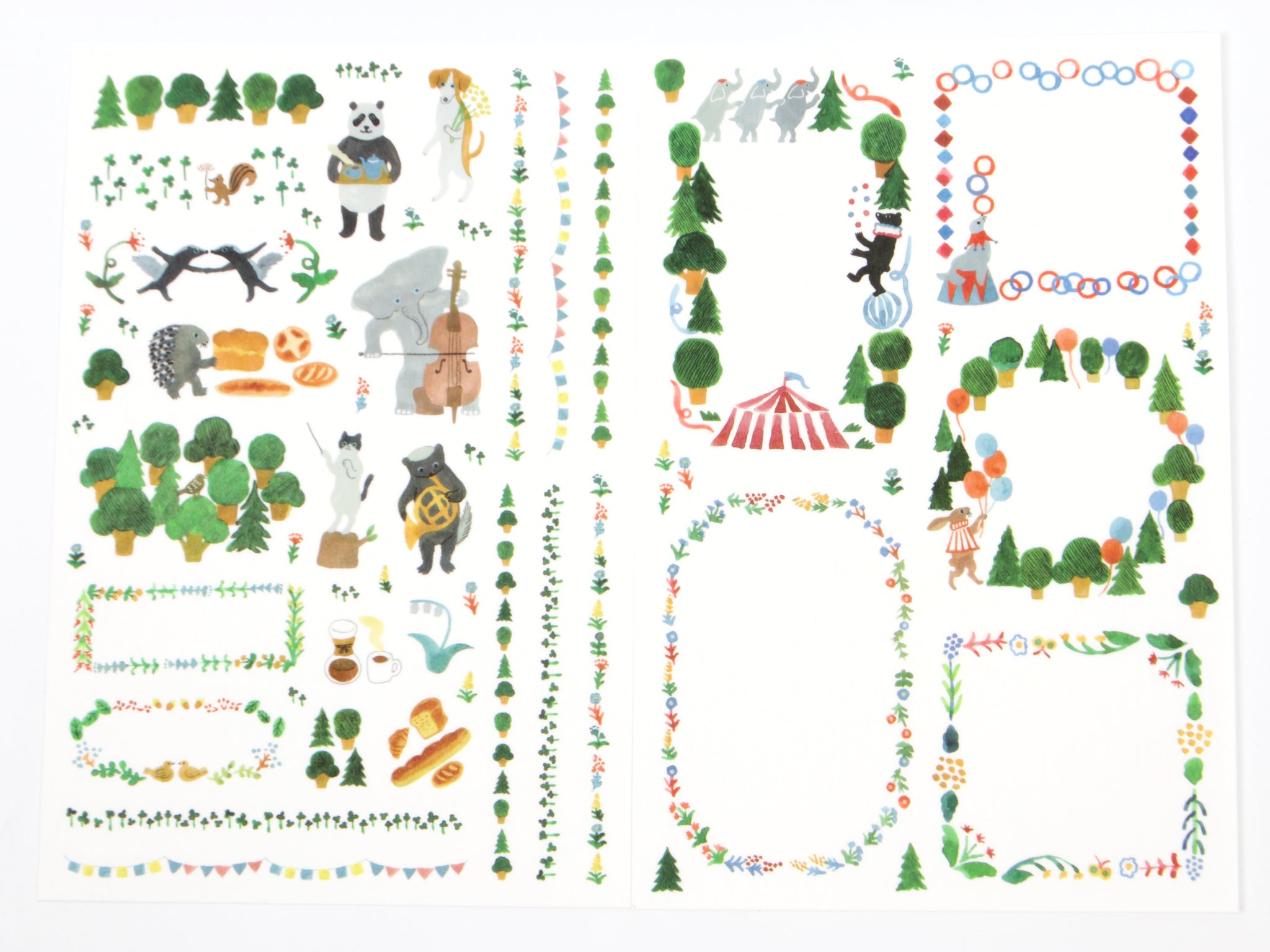 Midori Yuru Log Writeable Stickers - Tokyo Pen Shop