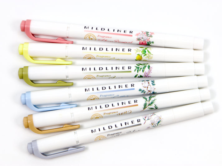 Limited Edition MildLiner Fragrance 6 Color Set - Tokyo Pen Shop