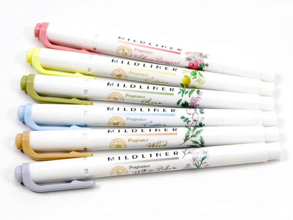 Limited Edition MildLiner Fragrance 6 Color Set - Tokyo Pen Shop
