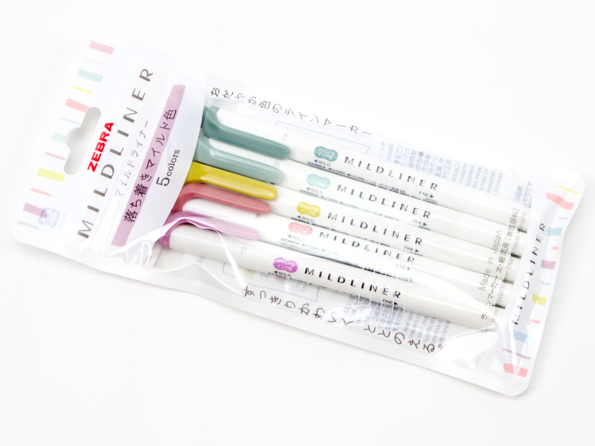 Zebra Mildliner 5-Pack - Tokyo Pen Shop