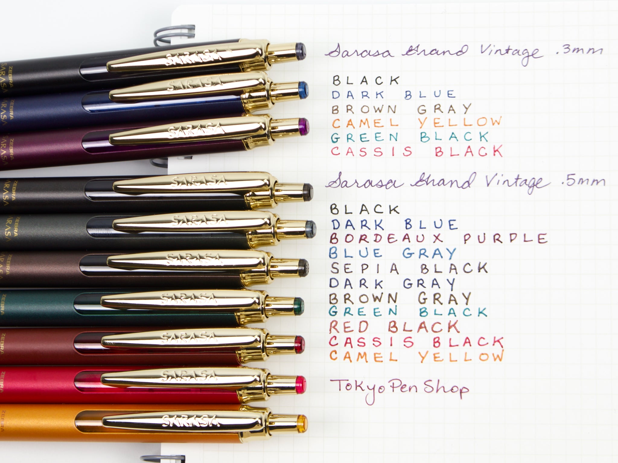 Sarasa Grand Vintage Renewal - Tokyo Pen Shop