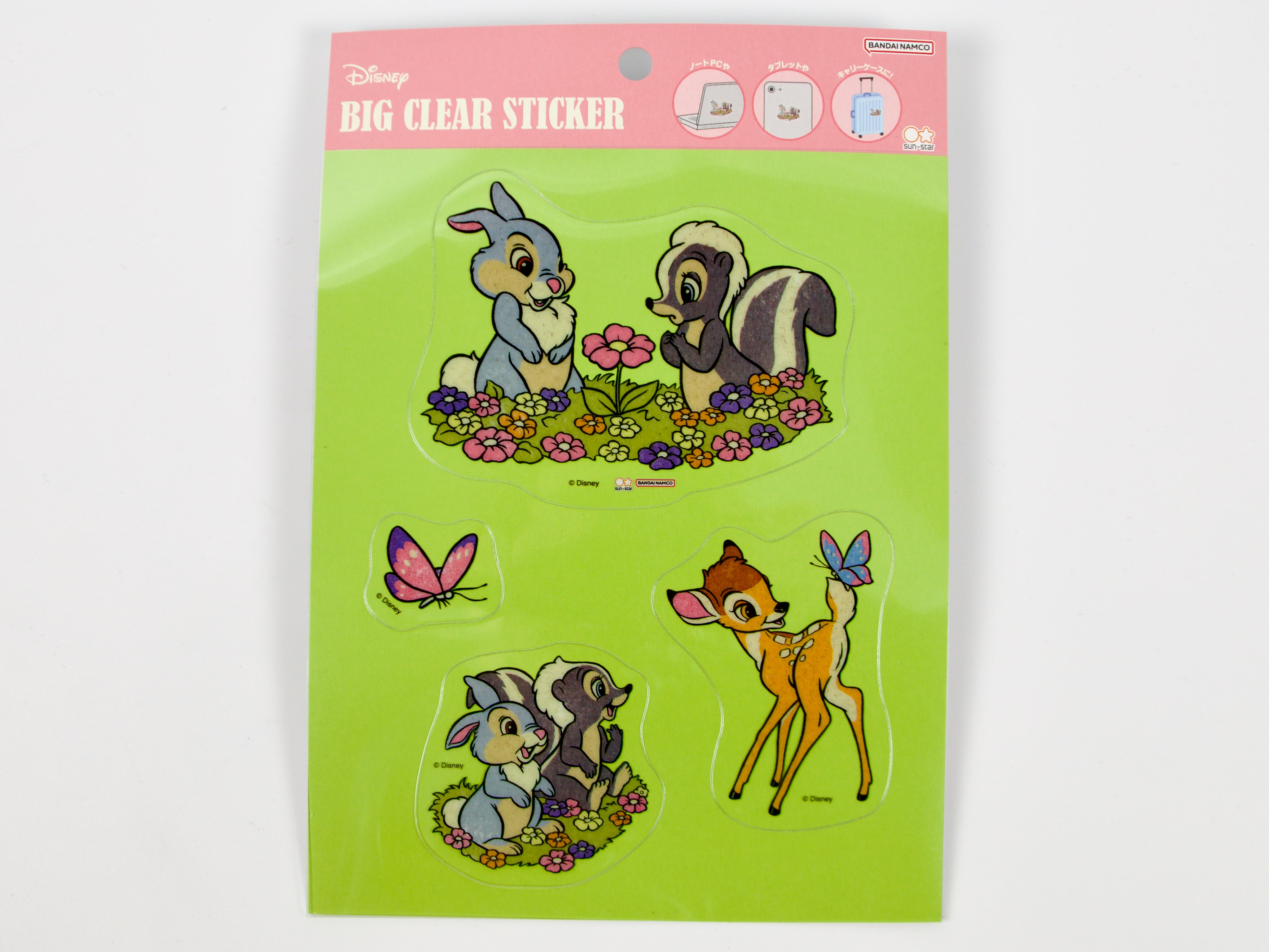 Bambi Big Clear Stickers – Tokyo Pen Shop