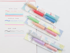 Mini Mellow Highlighter and Twin Type Set - Tokyo Pen Shop