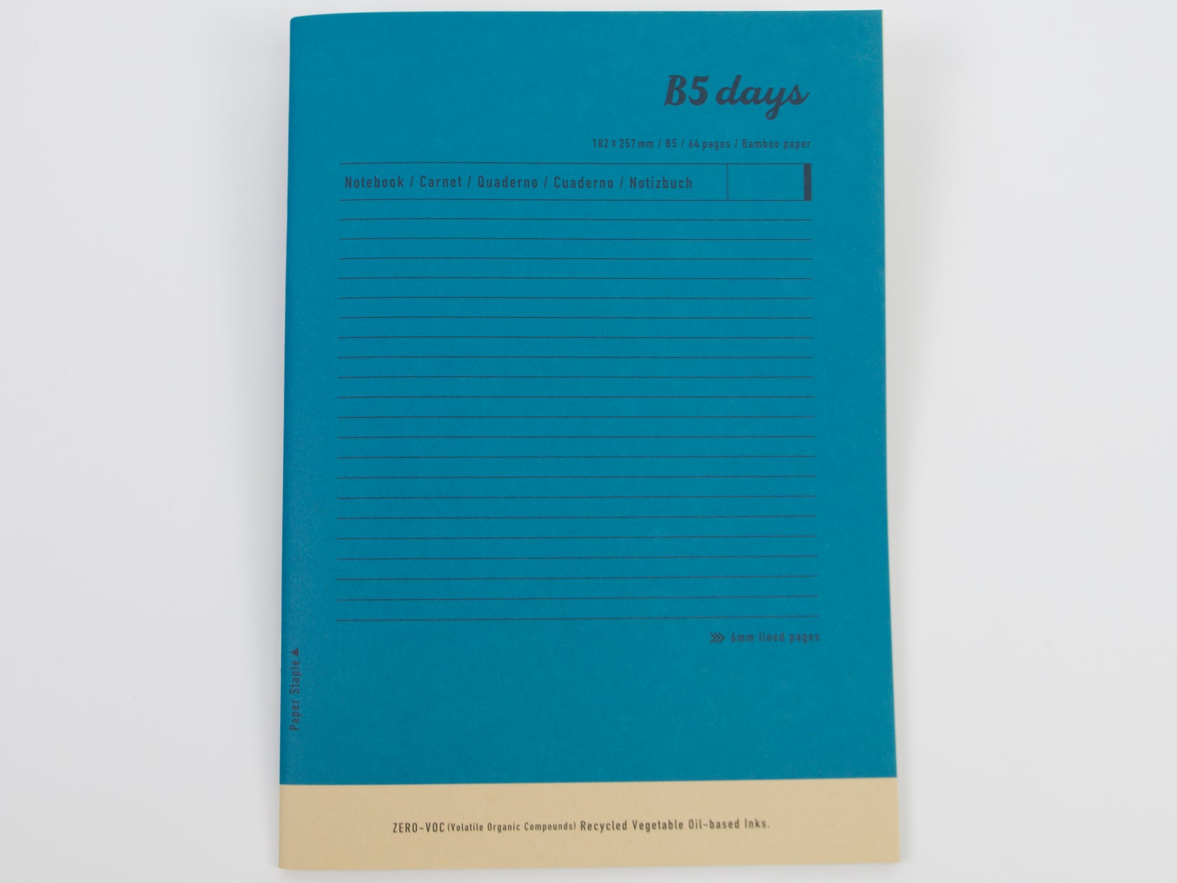 Mark's Inc. Days Bamboo B5 Notebook - Tokyo Pen Shop