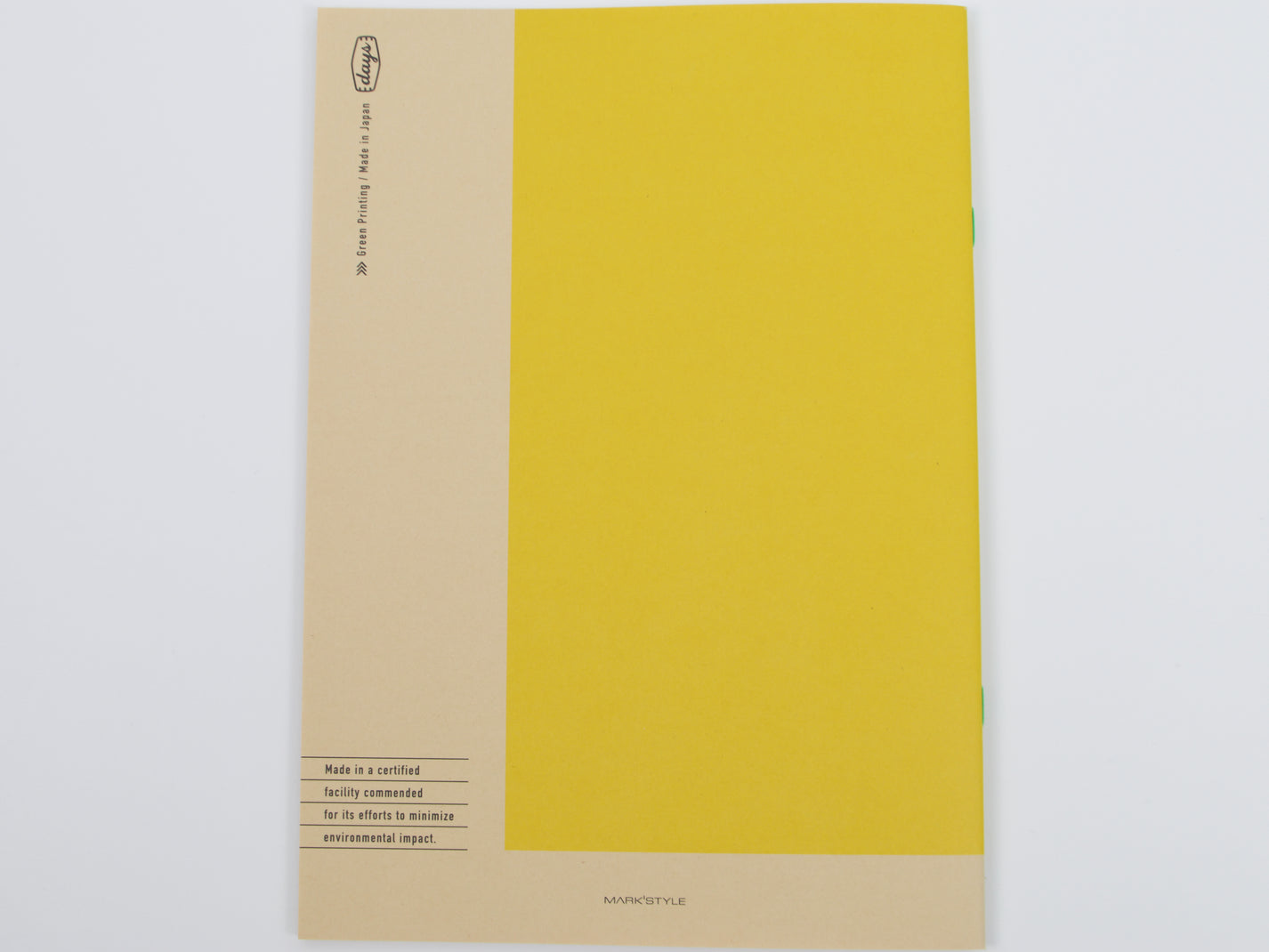 Mark's Inc. Days Bamboo B5 Notebook - Tokyo Pen Shop