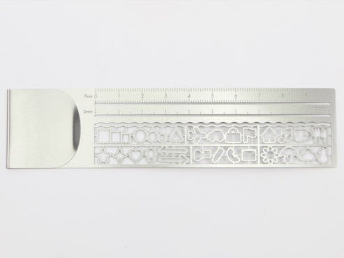 Midori Clip Ruler Stencil - Tokyo Pen Shop