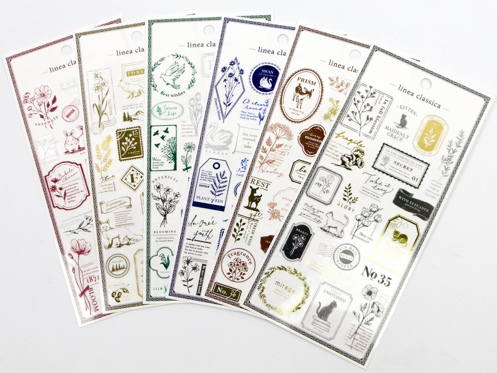 Mind Wave Linea Classica Stickers – Tokyo Pen Shop