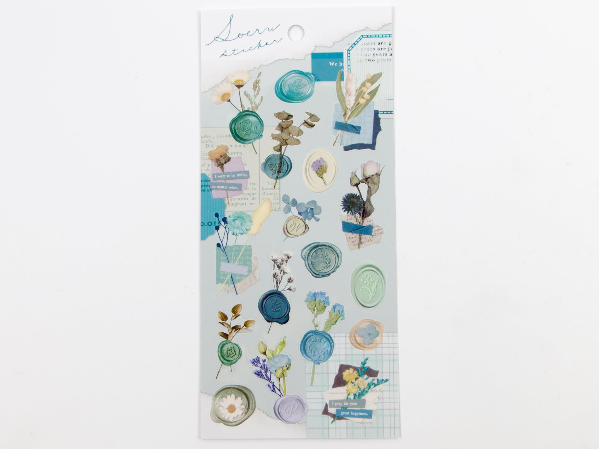 Mind Wave Wax Seal Floral Stickers – Tokyo Pen Shop