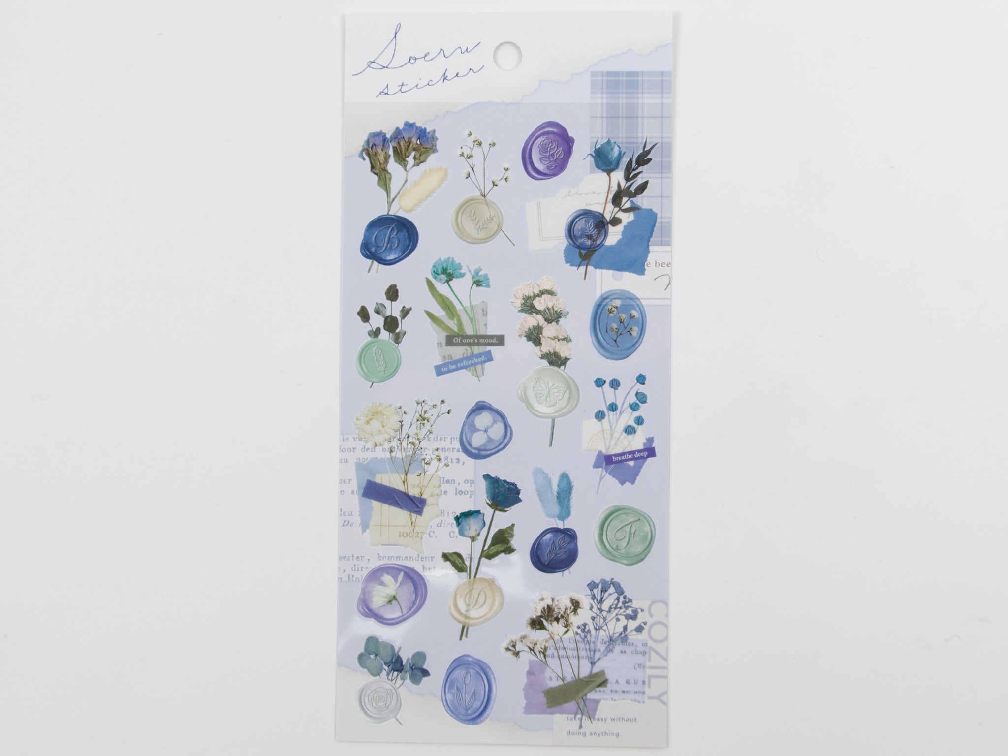 Mind Wave Wax Seal Floral Stickers – Tokyo Pen Shop