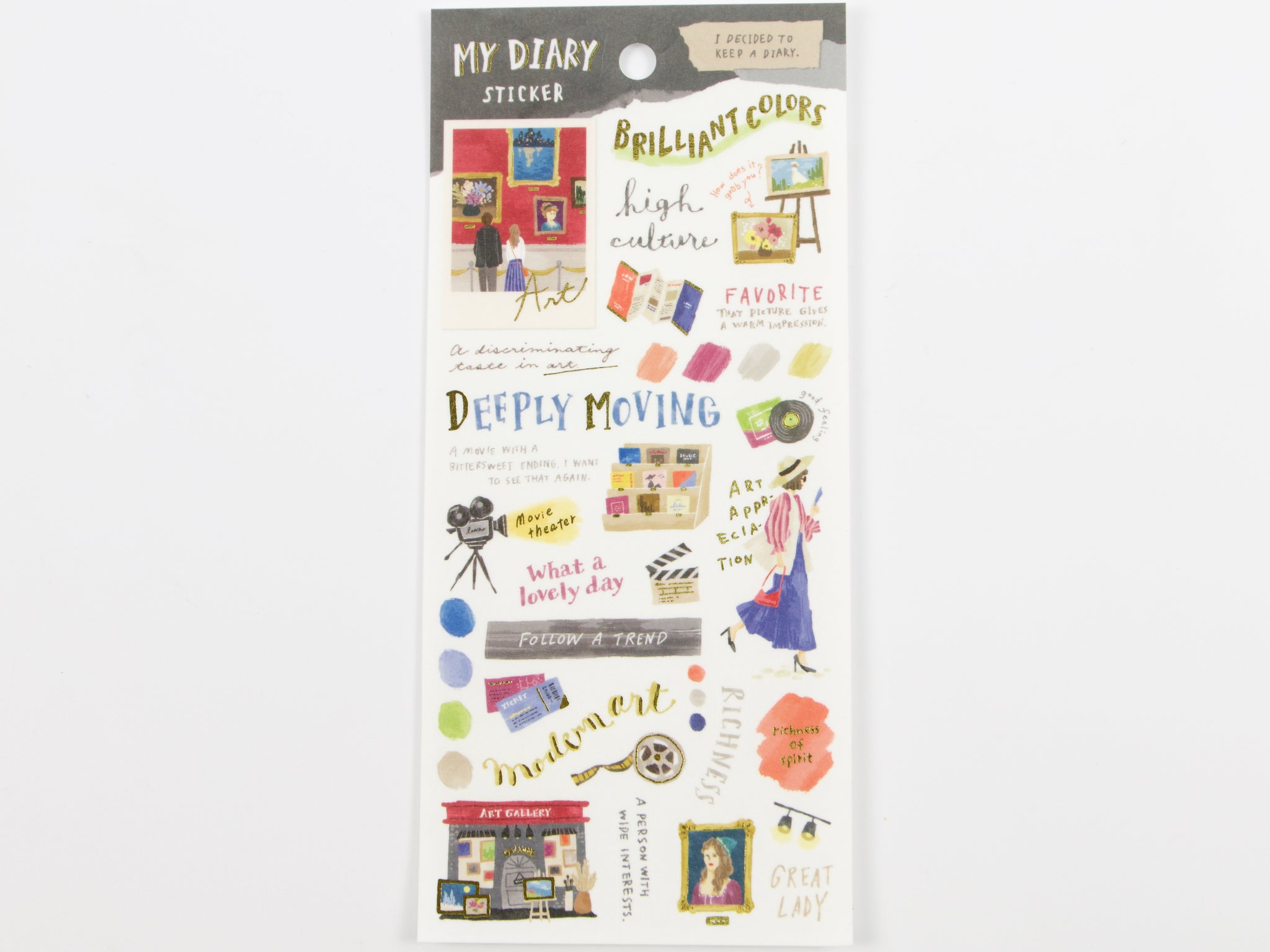 Mind Wave My Diary Stickers - Tokyo Pen Shop