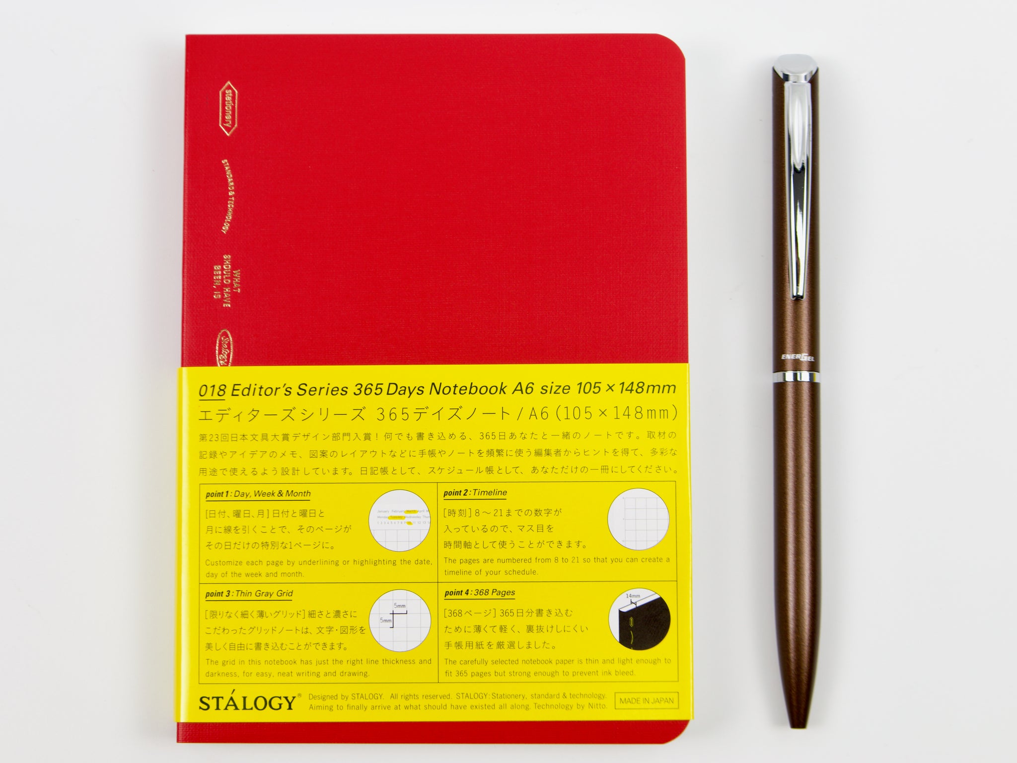 Stalogy A6 365 Days Notebook - Tokyo Pen Shop